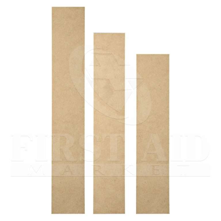 WOODEN SPLINTS , Assorted Sizes, 6/Set - First Aid Market