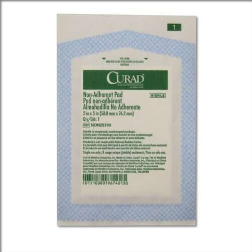 CURAD Non-Adherent Pad, 2" x 3", Sterile, 100/Box - First Aid Market